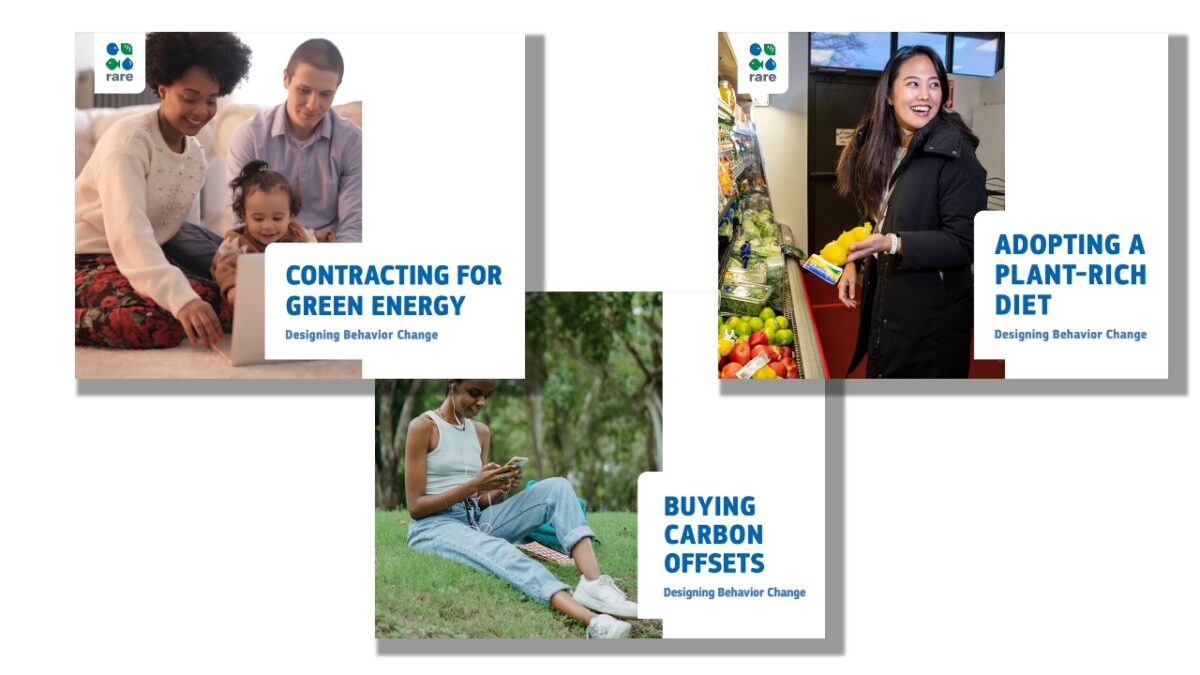 Charting the path to personal action on climate change – Rare